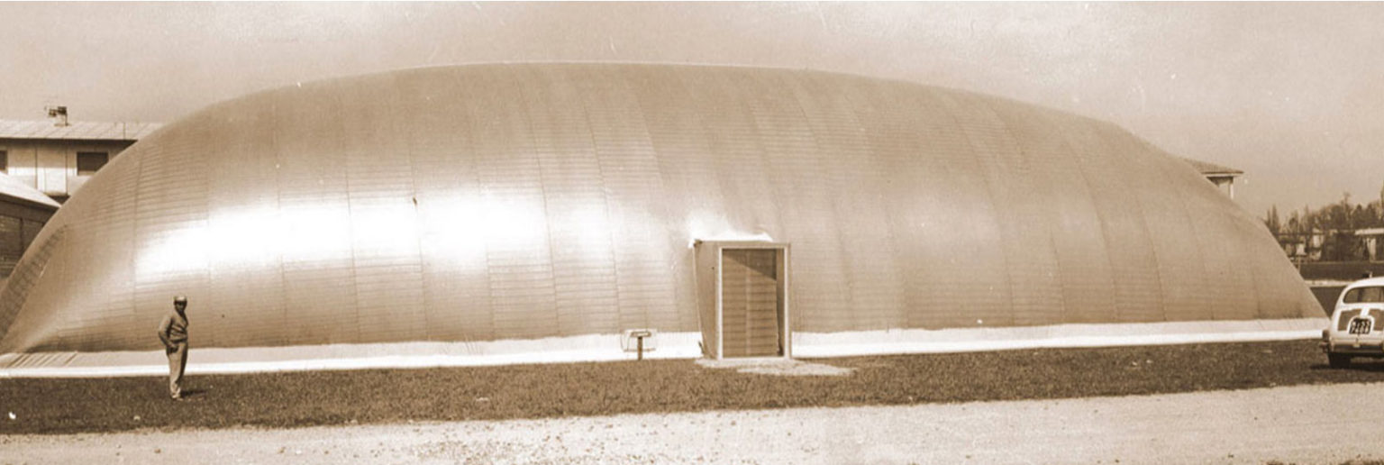 The history of the air-supported structure - Plasteco Milano